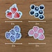 Berry Sticker Pack One Each of Blueberry, Strawberry, Raspberry, and ...