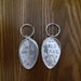 Handmade Vintage Spoon Keychain - Choose Your Quote - Etsy