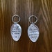 Handmade Vintage Spoon Keychain - Choose Your Quote - Etsy