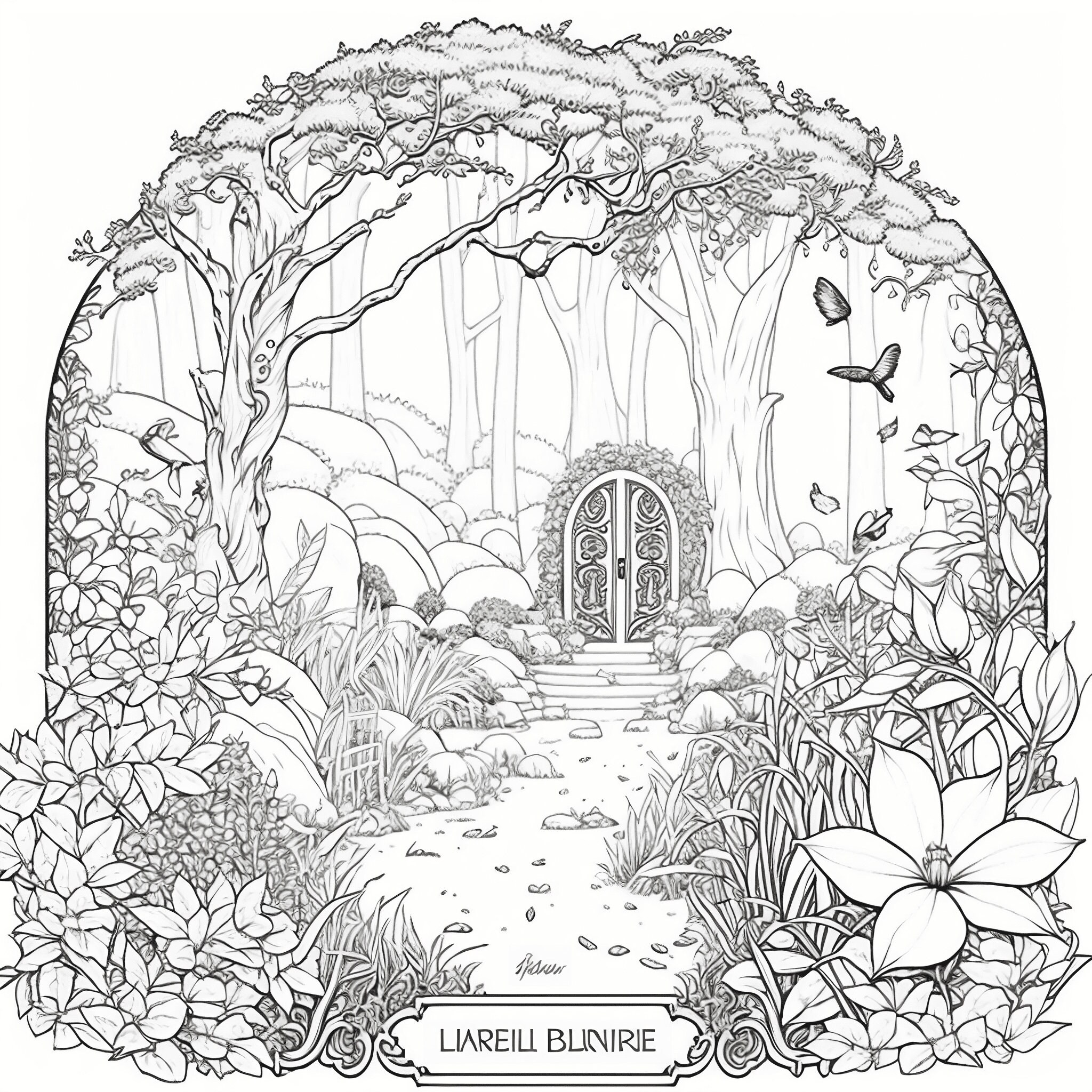 Fantasy Coloring Page Beautiful Woman Coloring Page Adult - Etsy