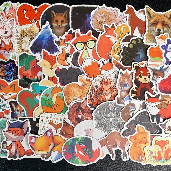 Fox Sticker - Etsy