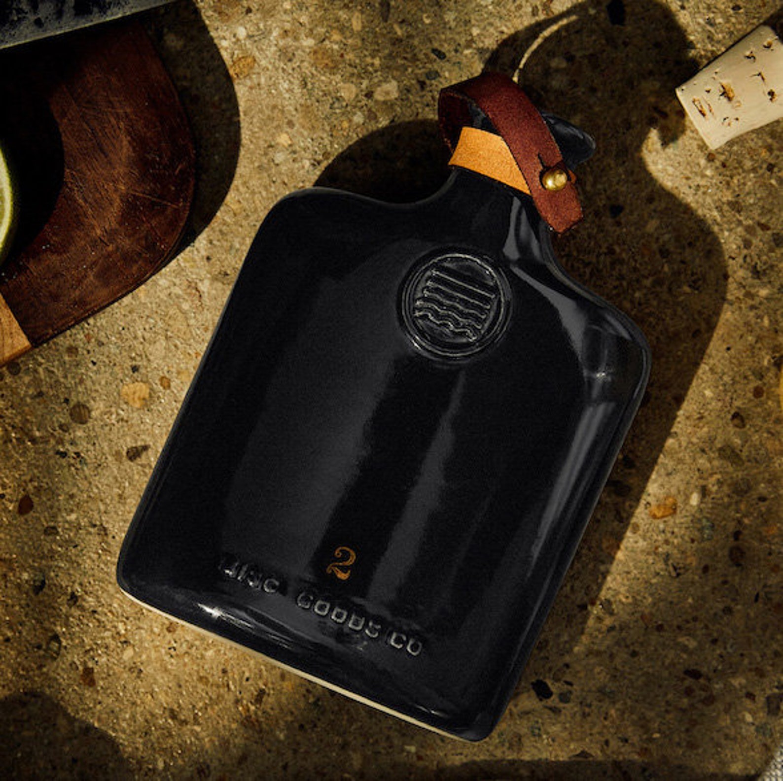 Ceramic Flask - Scratch & Dent - Black - Etsy