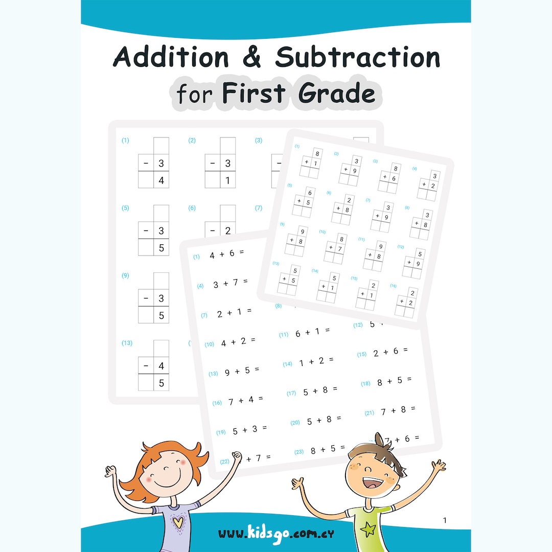 20 Printable Addition & Subtraction up to 20 - Math Worksheets ...