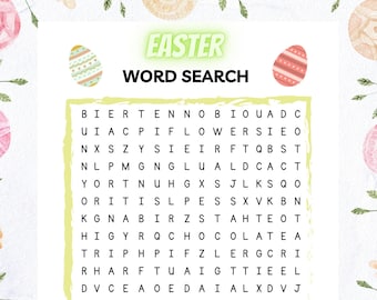 Easter Word Scramble, Printable Easter Games for Kids, Printable Easter ...