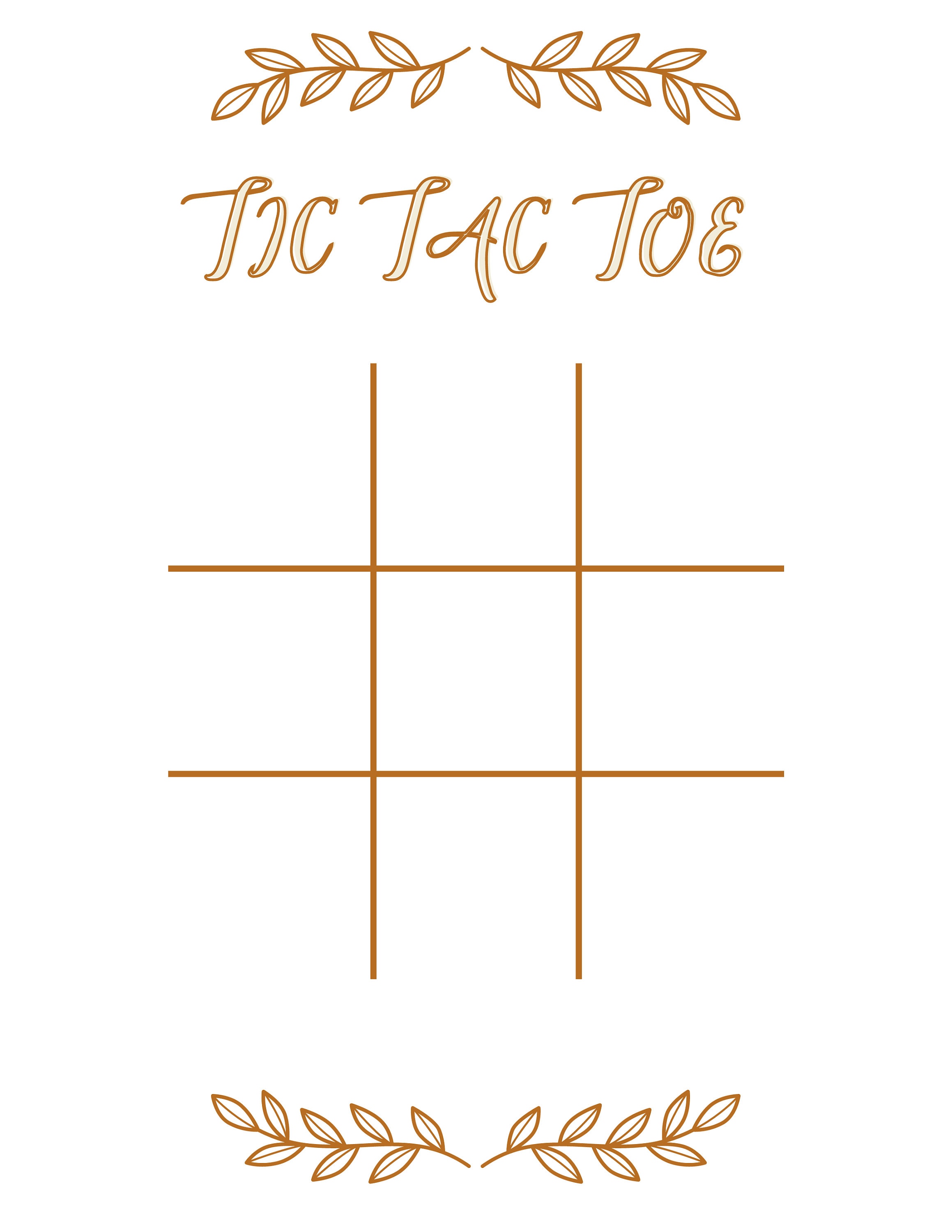 Tic Tac Toe Game for Kids, Printable Tic Tac Toe Worksheet - Etsy