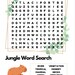 Jungle Word Search, Animal Word Search, Environment Word Search, Word ...