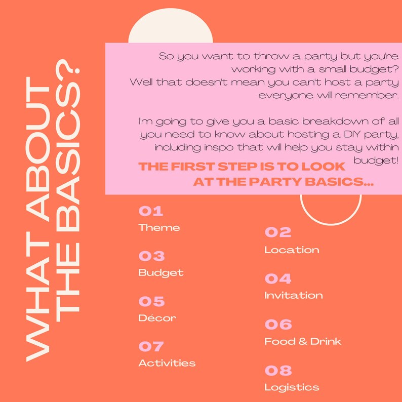 DIY Party on A Budget - the Quick Guide to Planning A Party on A Small ...