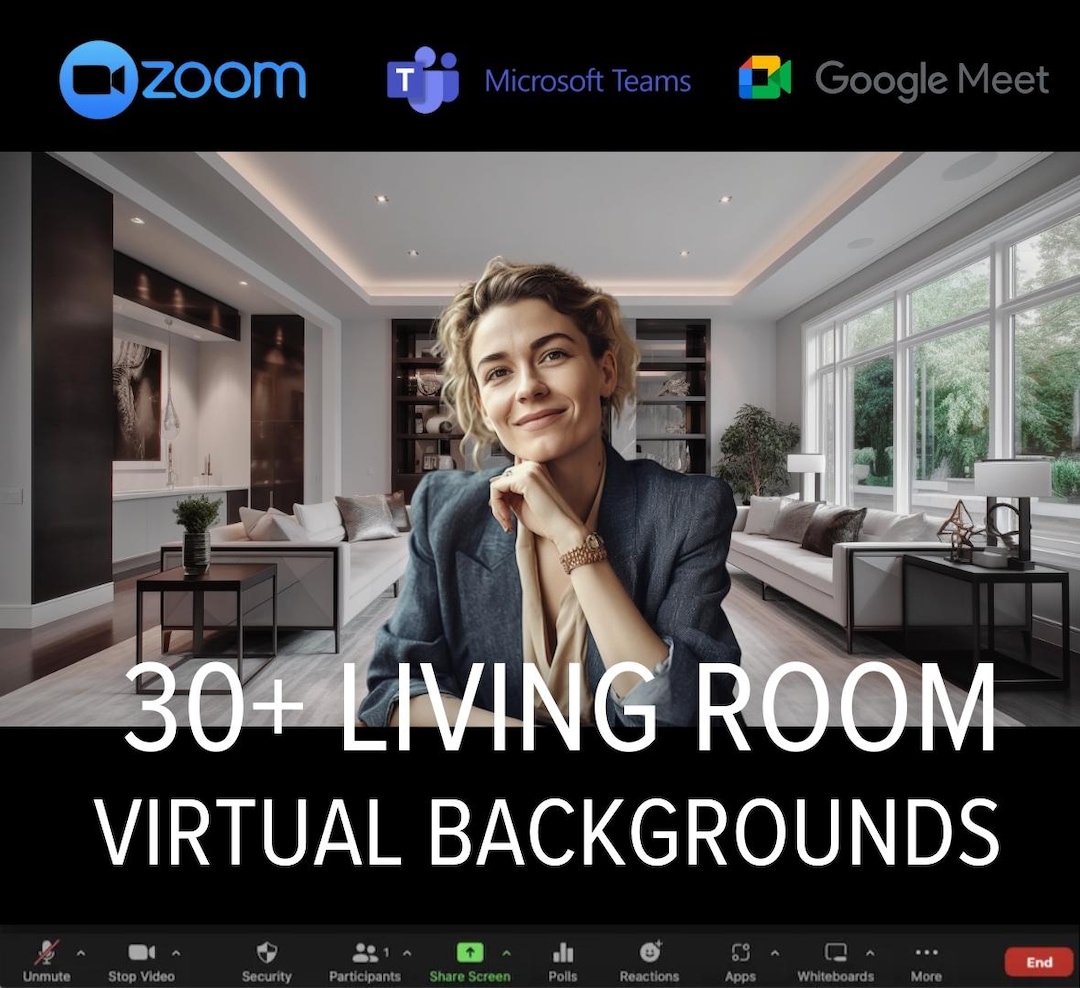 Zoom Background | Living Room Background | Zoom Home Background | Zoom ...