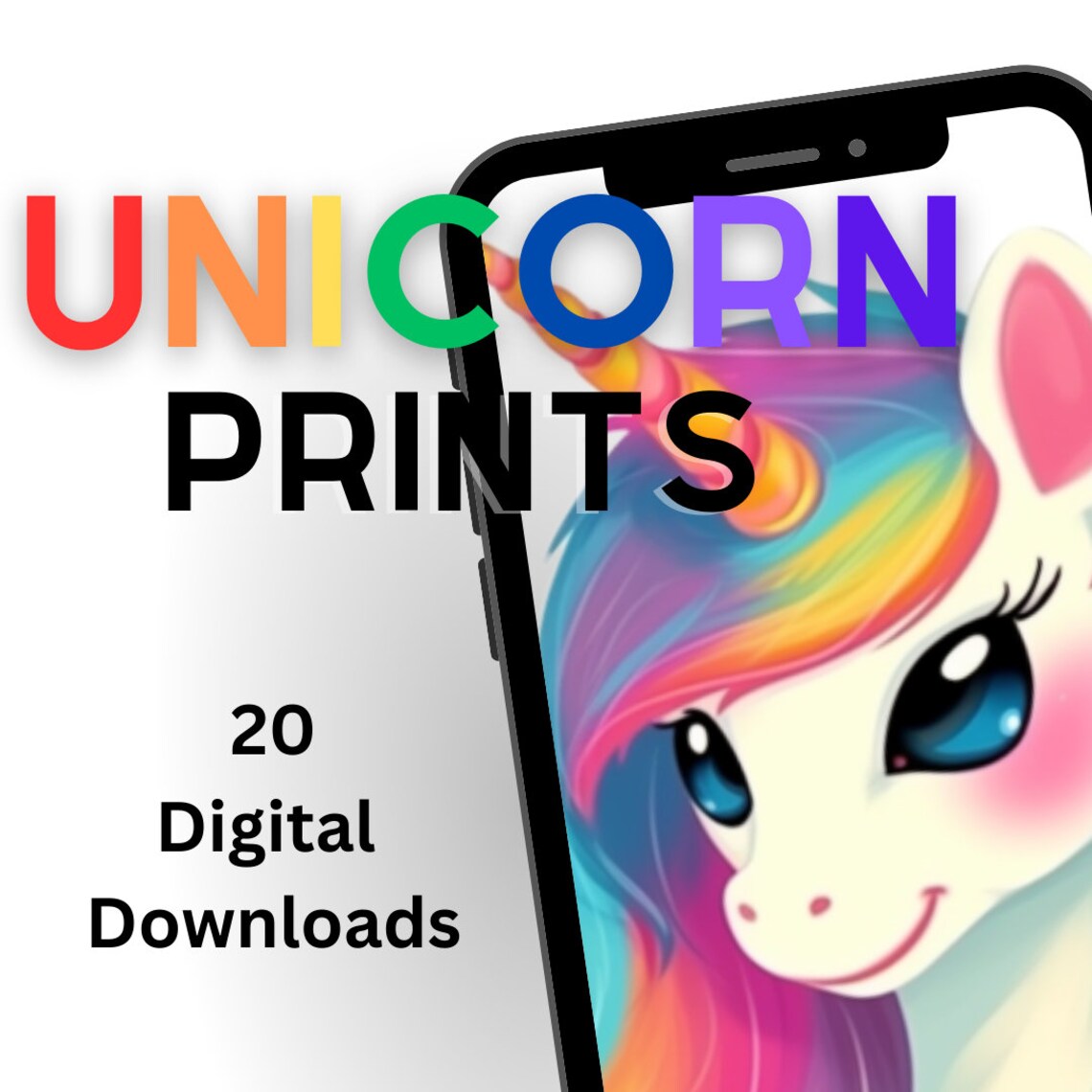 Unicorn Digital PNG | Unicorn Clipart | Unicorn Digital Print | Unicorn ...