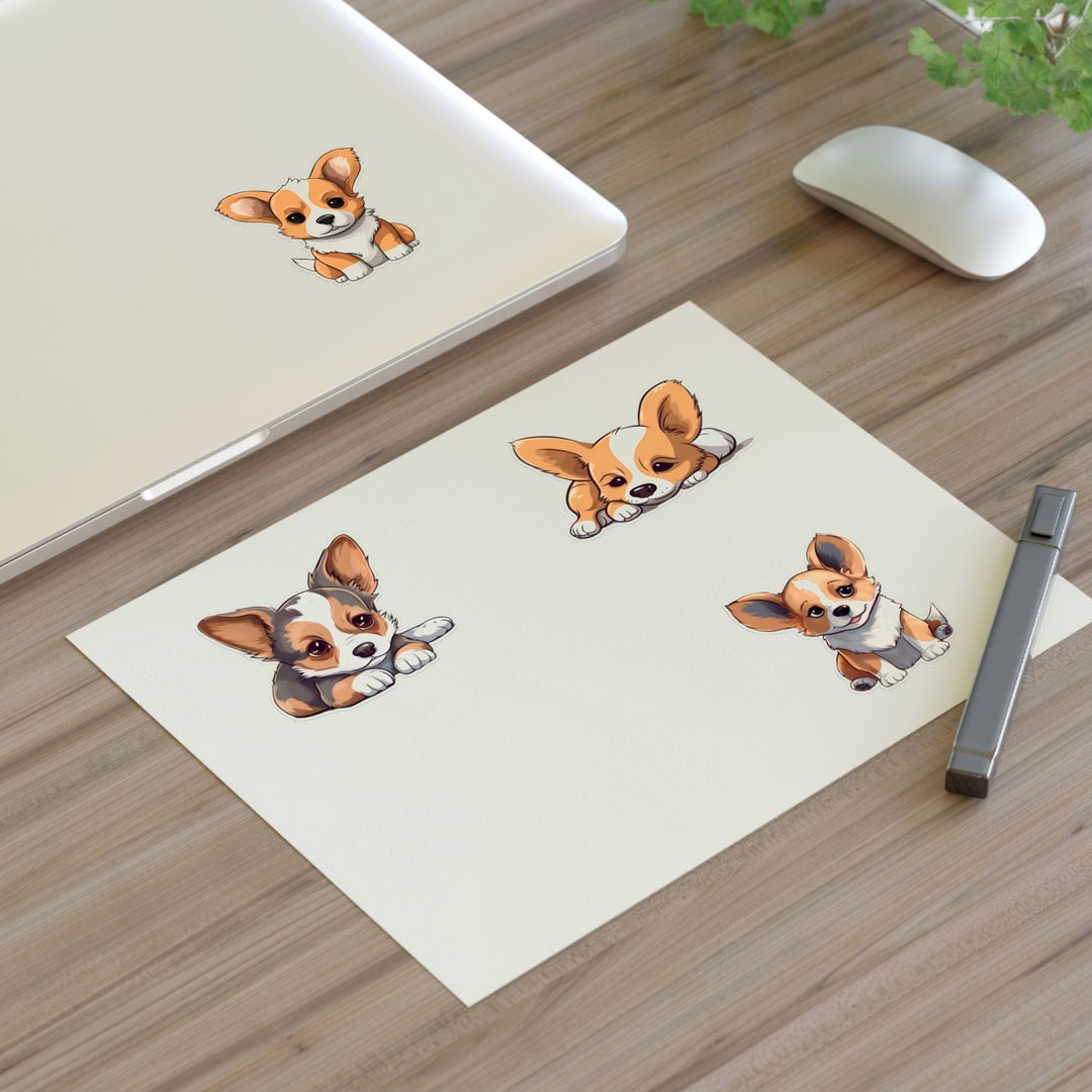 Corgi Stickers Corgi Sticker Pack Cute Corgi Sticker Corgi Digital Art ...