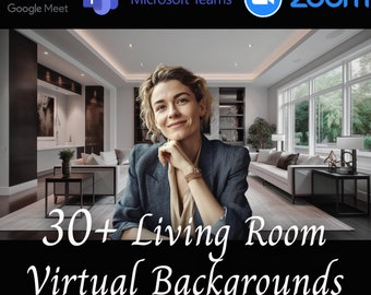 Modern Home Virtual Background Zoom Living Room Zoom Background Living ...