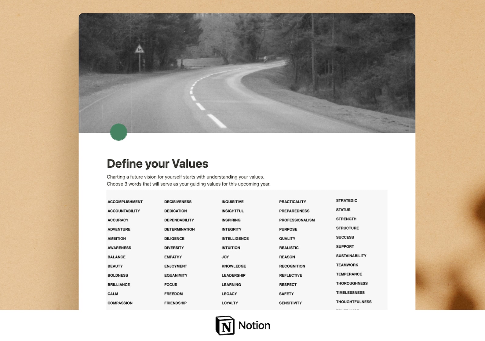 Life Audit Workbook | Notion Template + Instant Download PDF | Goal ...