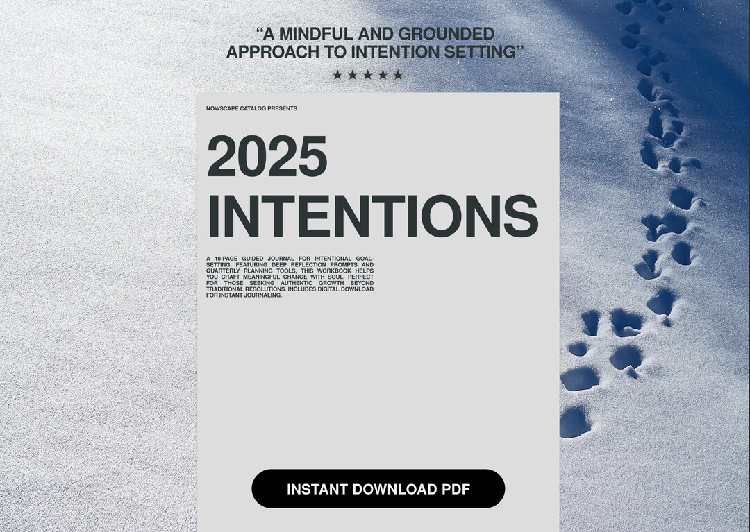 New Year Intention Setting | Goal Setting, Guided Journaling Exercises ...