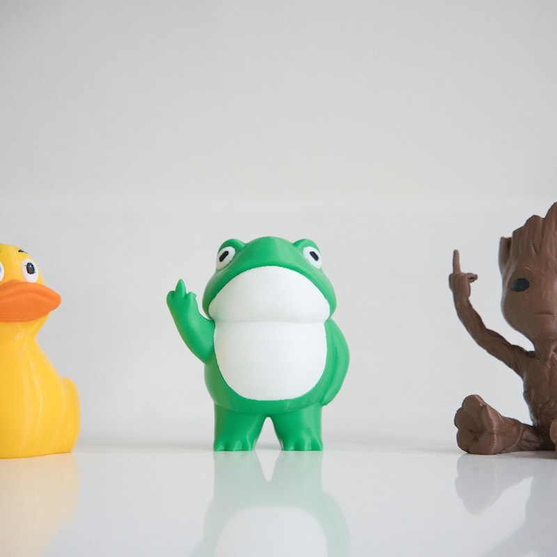 Middle Finger Duck - Etsy