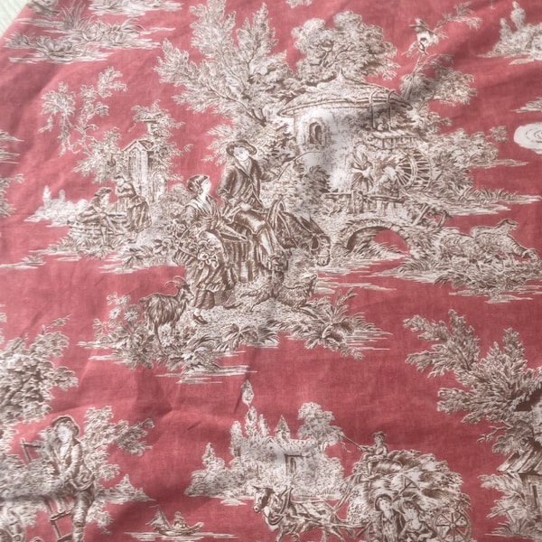 English Toile Fabric - Etsy