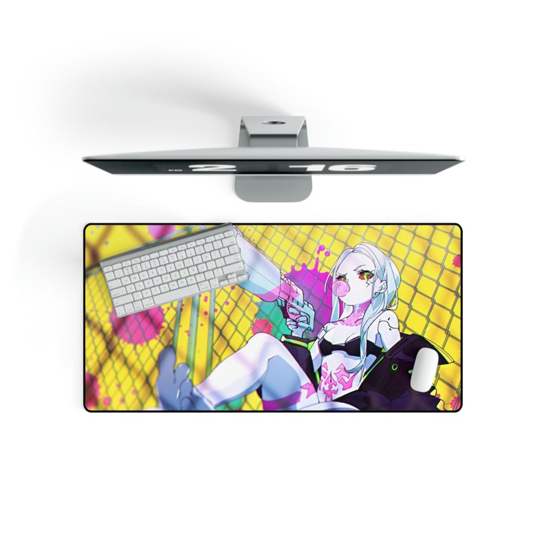 Cyberpunk Rebecca XL Anime Video Game Mouse Pad Desk Mats - Etsy