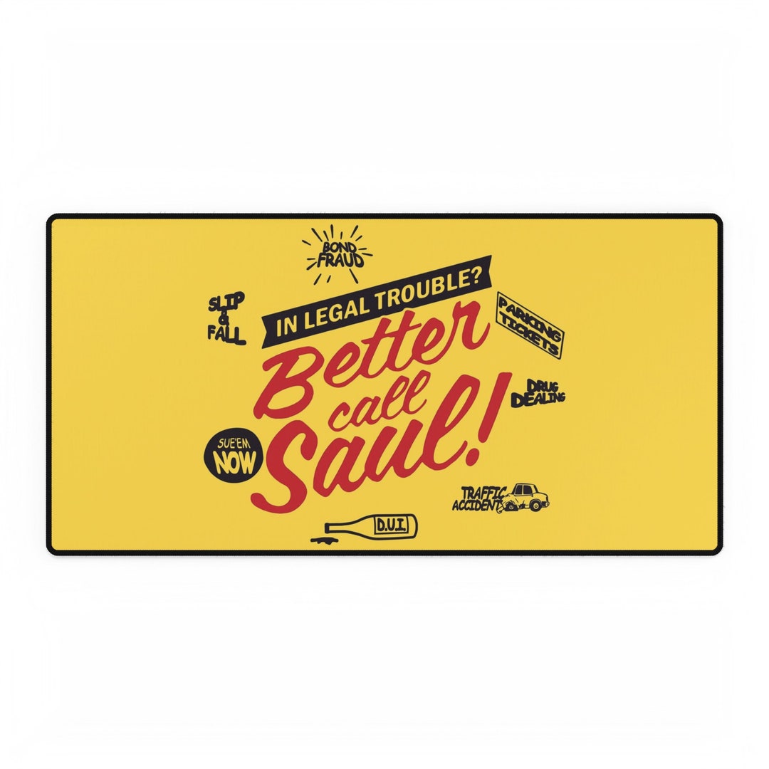 Better Call Saul Tv Show Custom XL Mousepad Desk Mats - Etsy