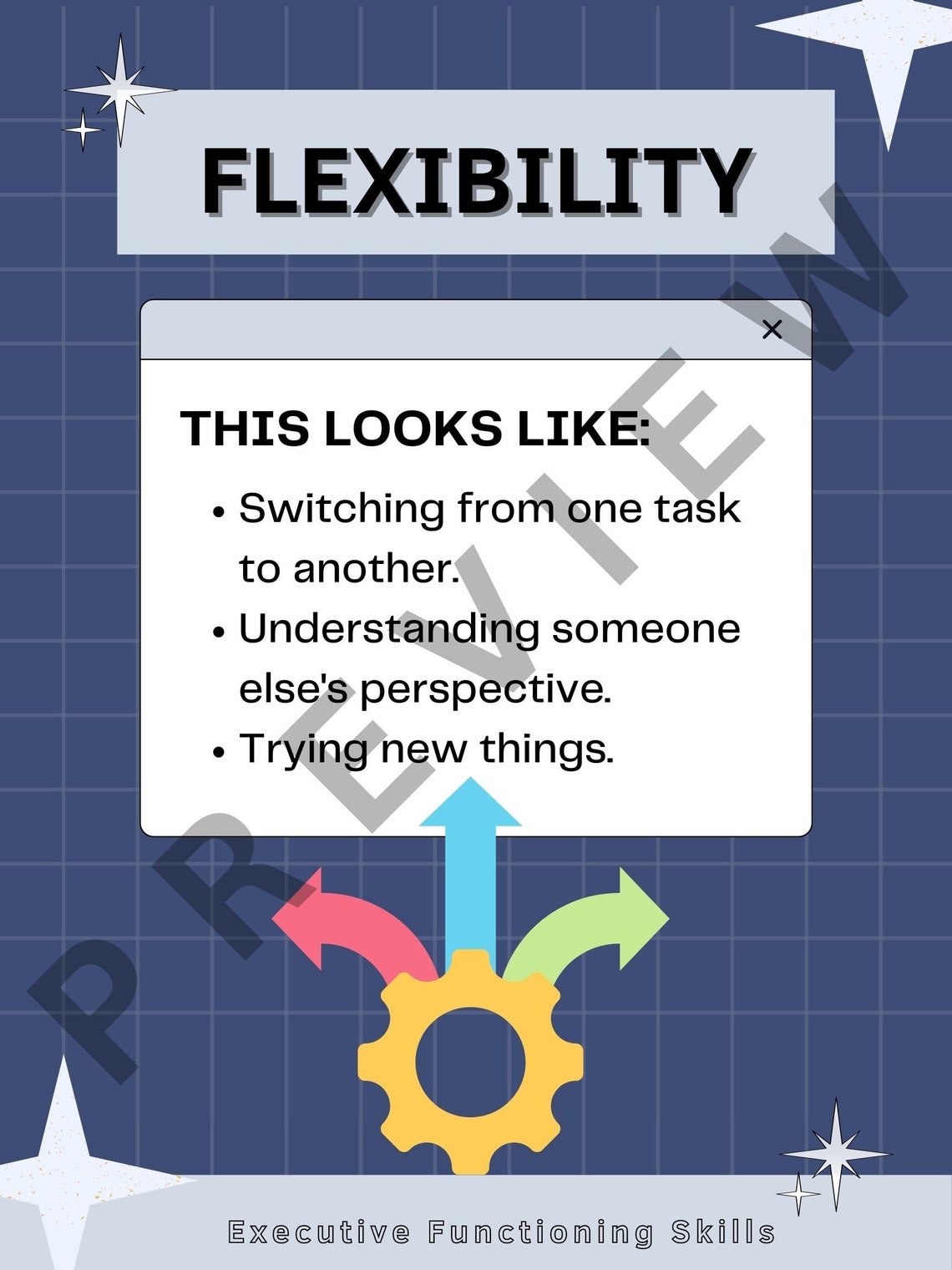 Executive Function Posters - Etsy