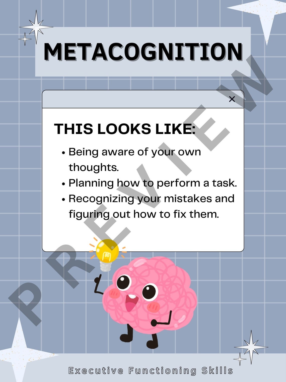 Executive Function Posters - Etsy