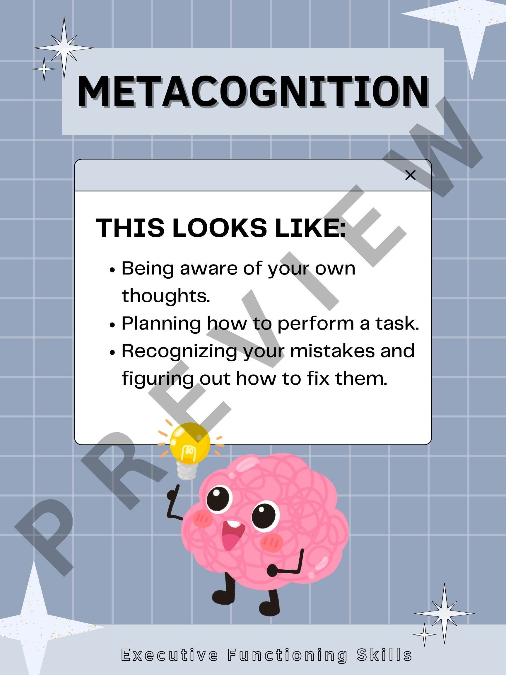 Executive Function Posters - Etsy