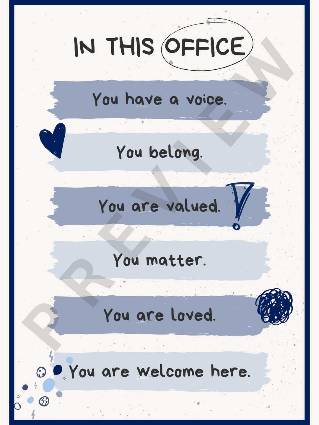 Counseling Office Poster - Etsy