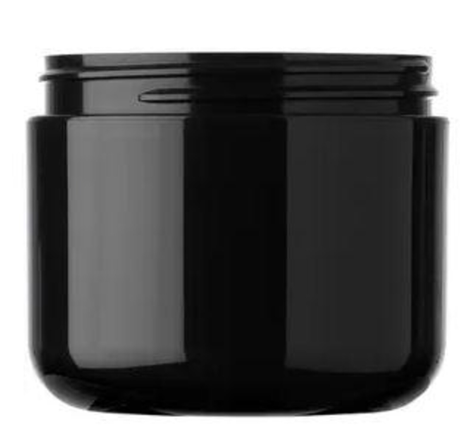 4oz White Double Wall Round Base Jar, Black Jar Cosmetic Jars, Cream ...
