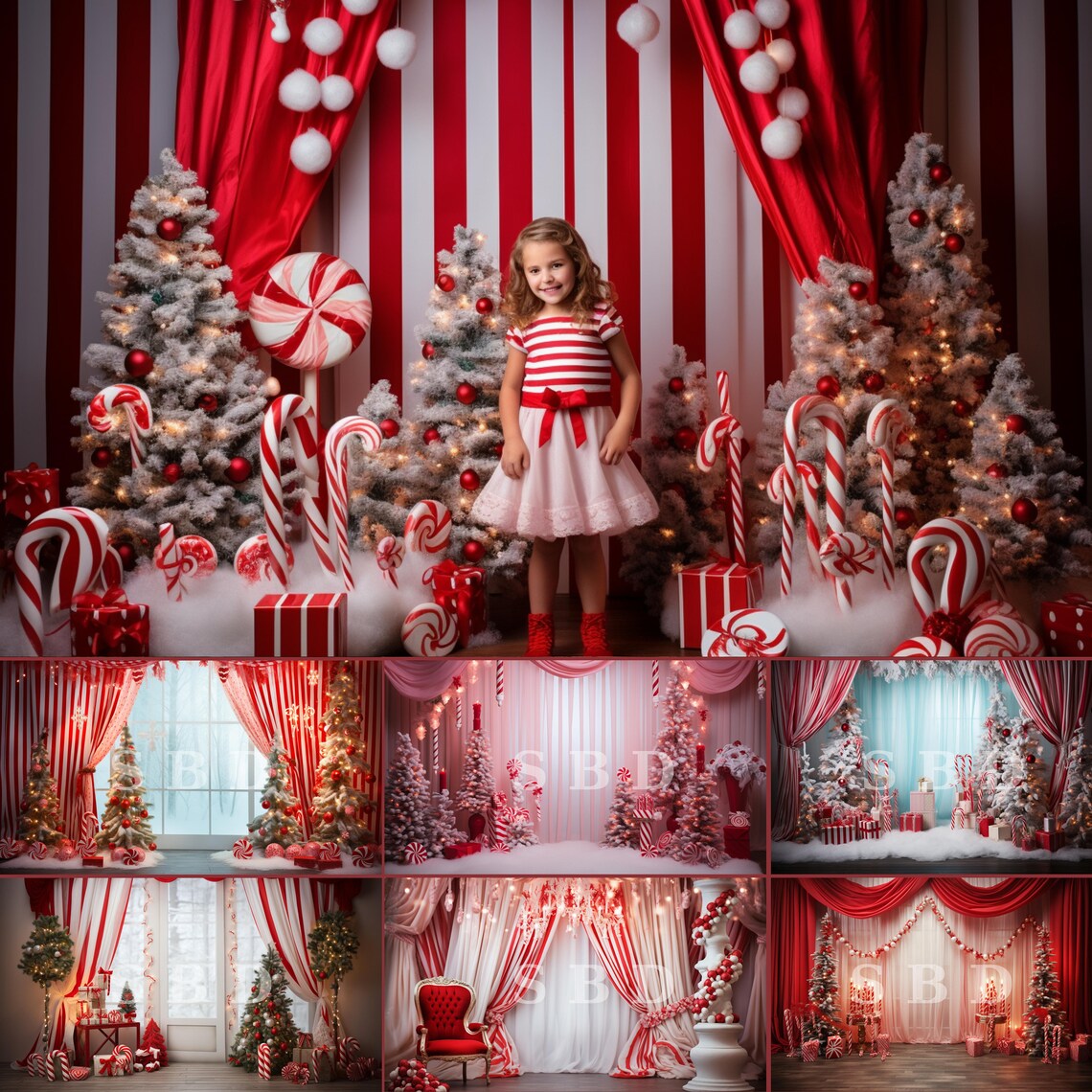34x Christmas Digital Backdrops, Fine Art Textures, Floral Backdrops ...