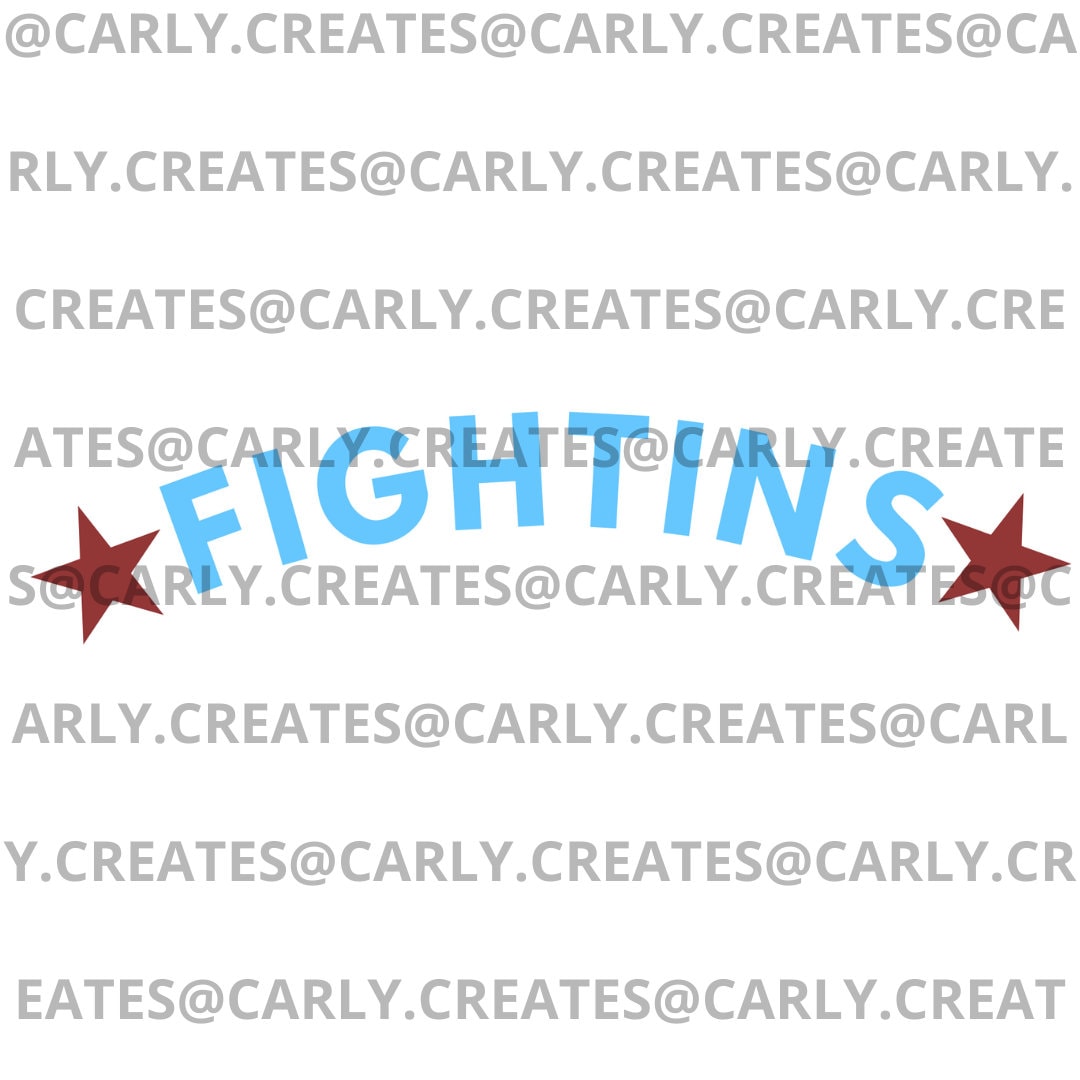 Fightins SVG PNG - Etsy