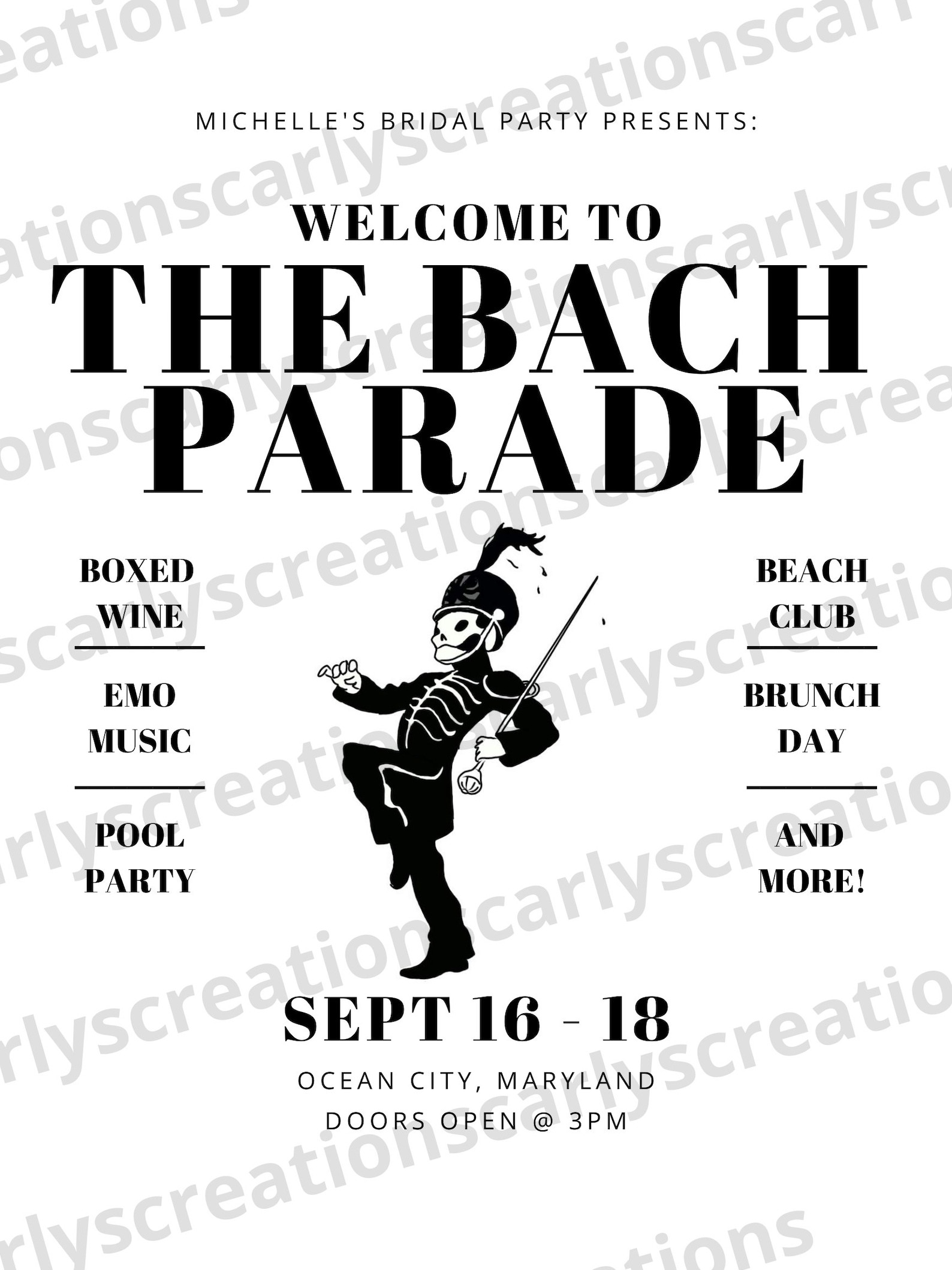 Emo Bachelor/bachelorette Poster PNG JPG - Etsy