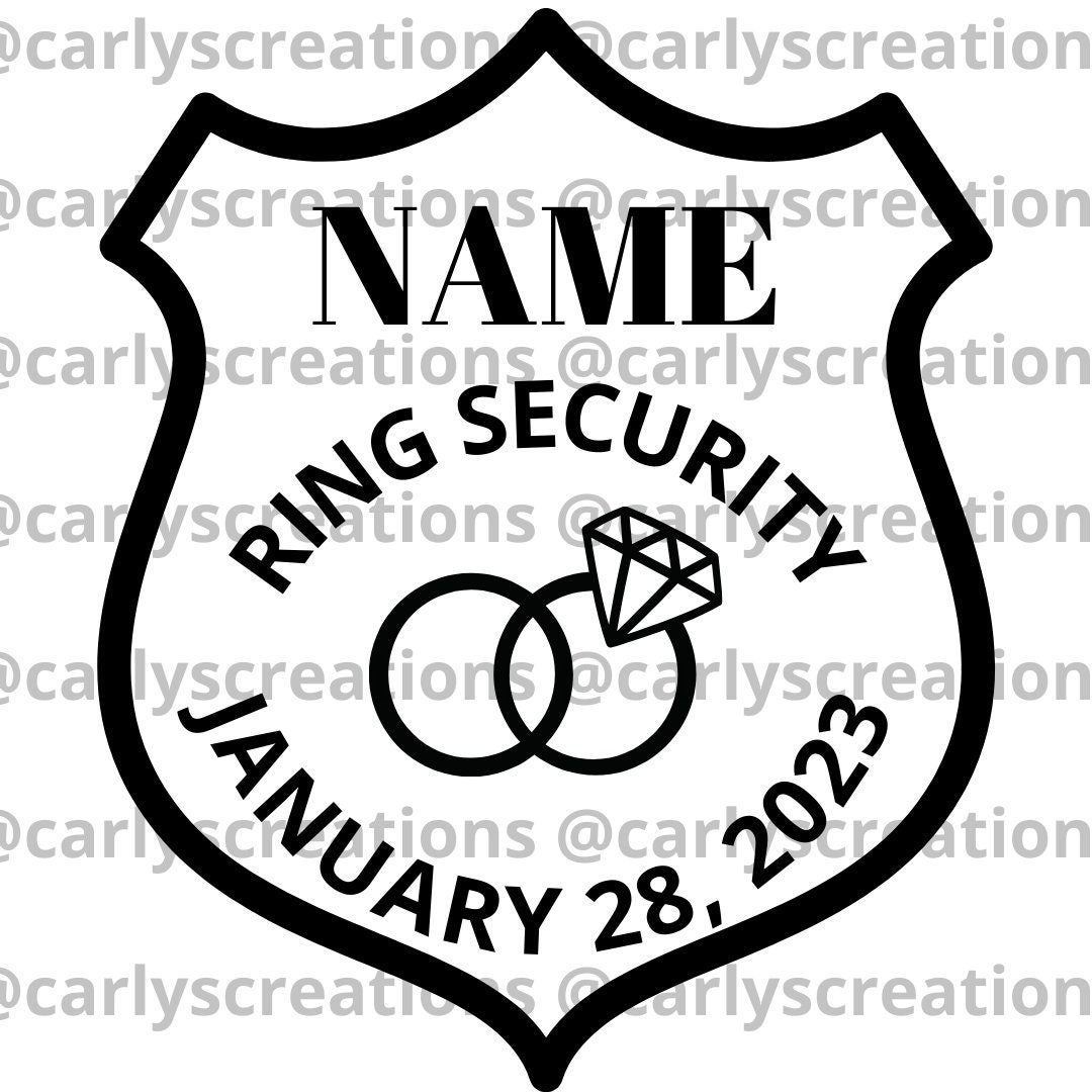 Wedding Ring Security PNG - Etsy