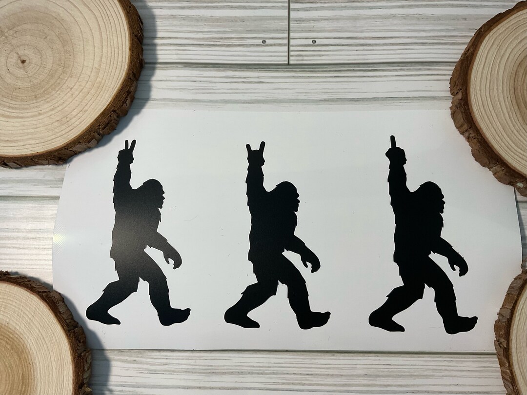 Big Foot Decal - Etsy