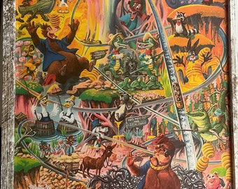 Splash Mountain Brer Rabbit Print, Wall Decor, Disney Art, Poster ...