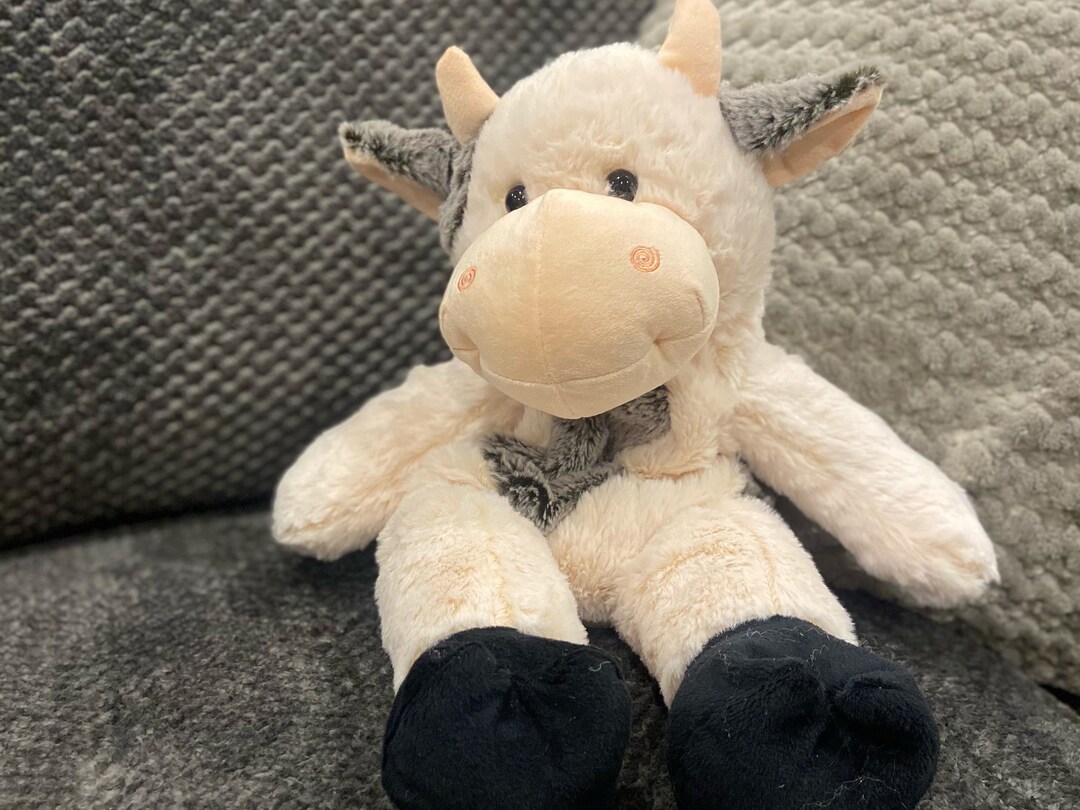 Weighted Stuffed Animal Cow - Etsy