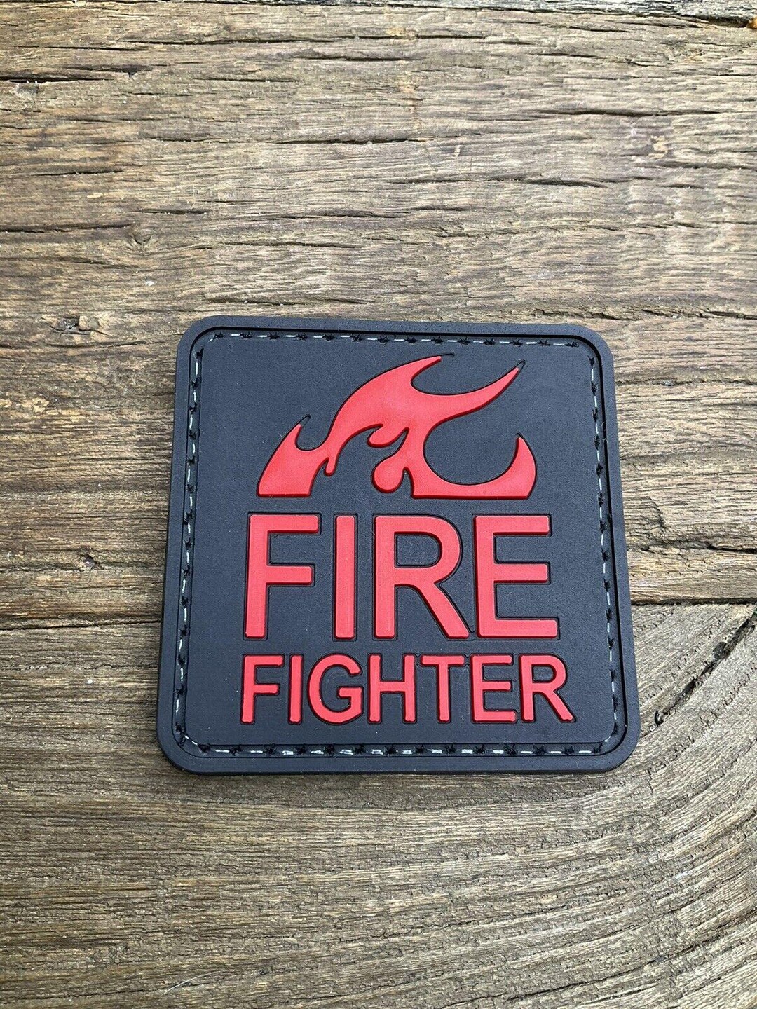 Patch PVC Tactical Morale HOOK-3D Fire Fighter Fireman - Etsy