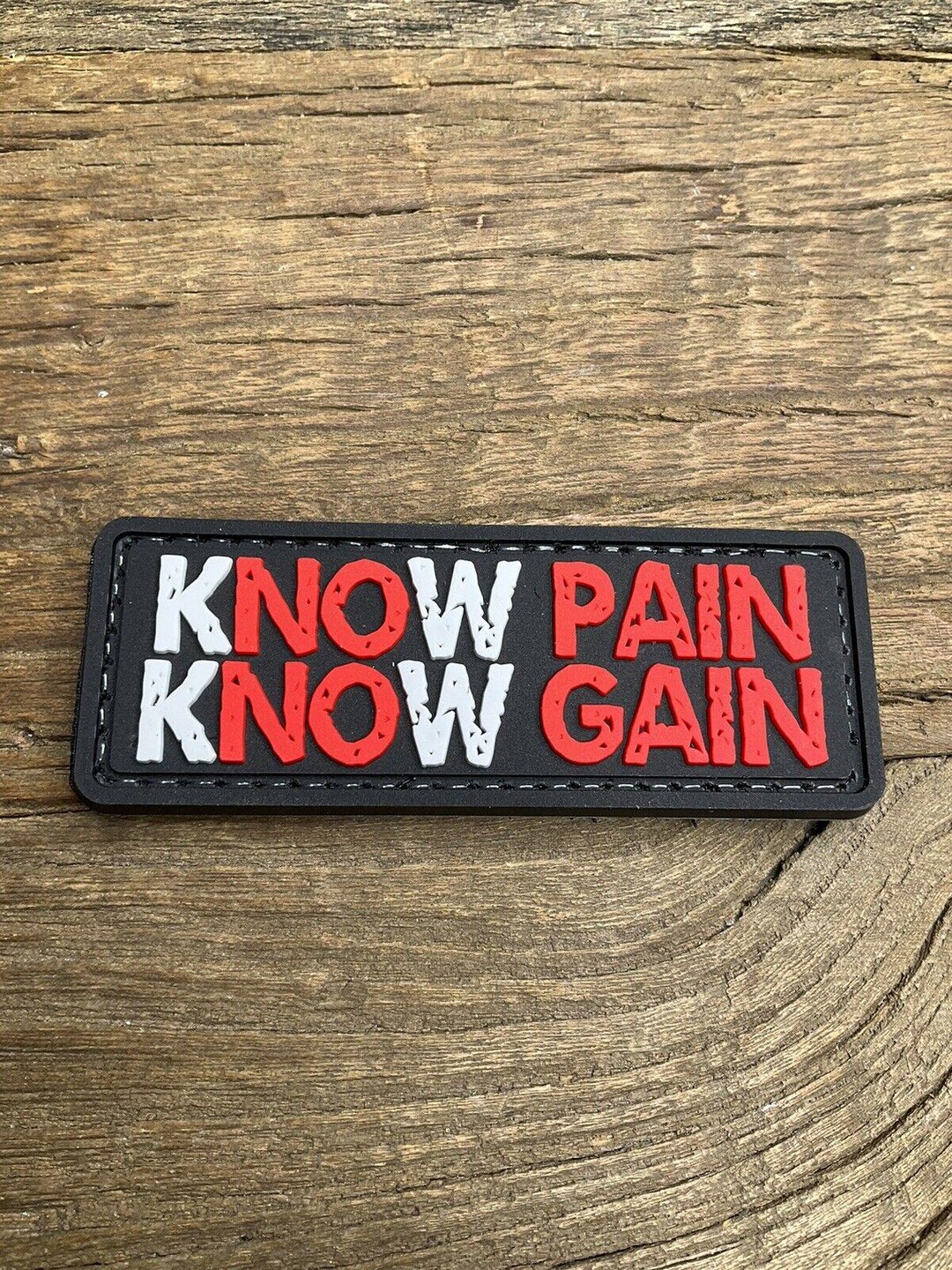 Patch PVC Tactical Morale HOOK-3D Know Pain Know Gain Funny Cool Workout Train - Etsy