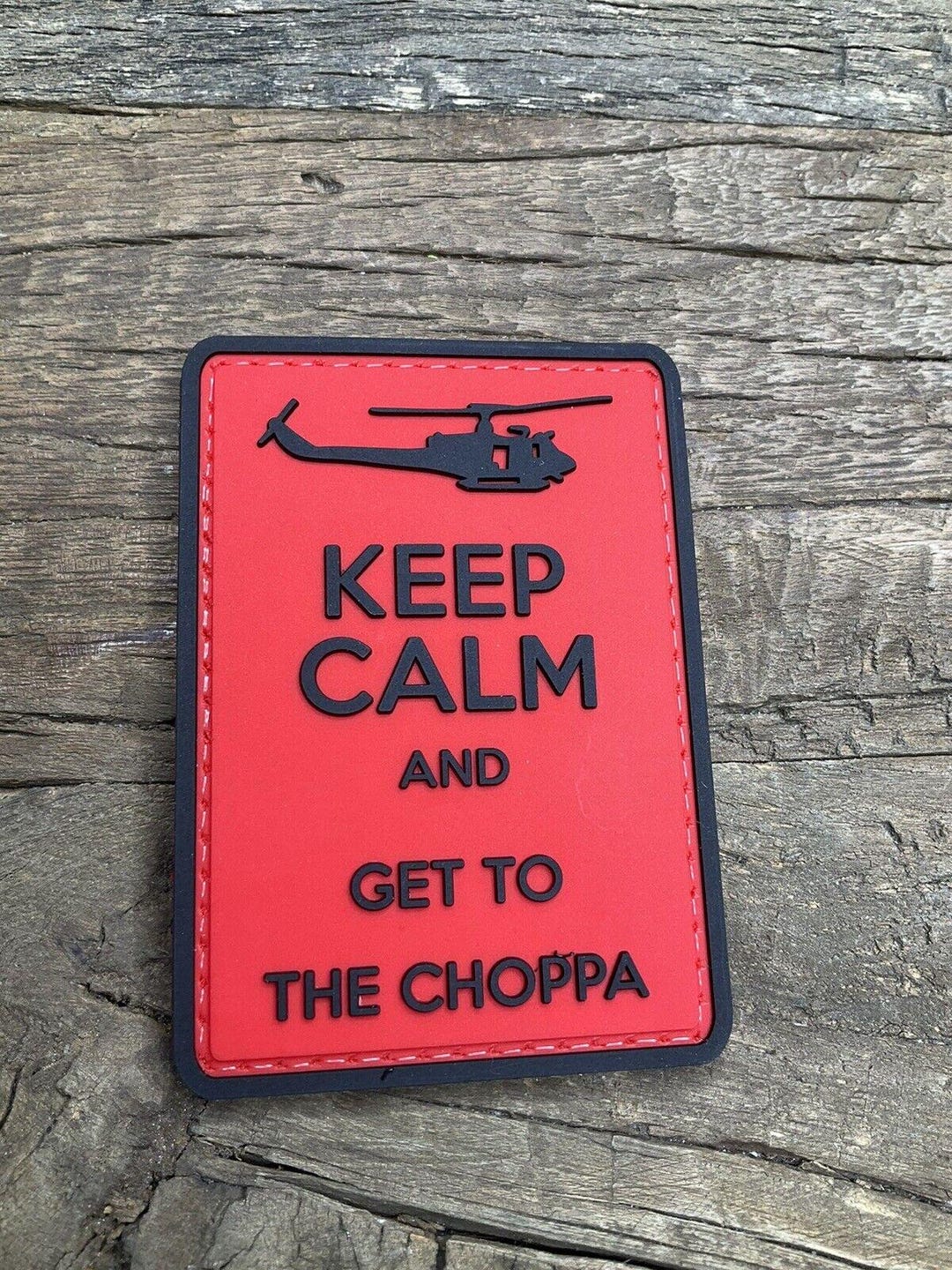 Patch PVC Tactical Morale HOOK-3D PVC Rubber Keep Calm and Get to the ...
