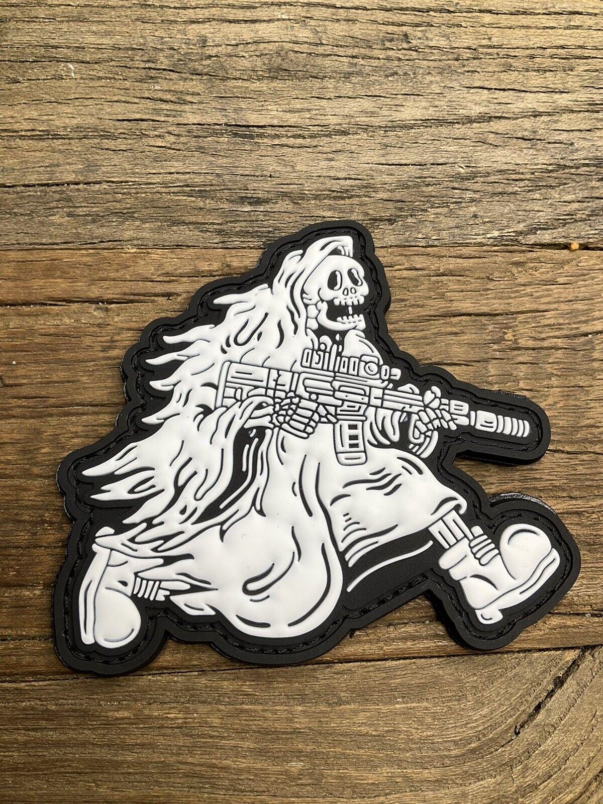 Patch PVC Tactical Morale Hook-3d PVC Grim Reaper AR Warrior Fighter - Etsy