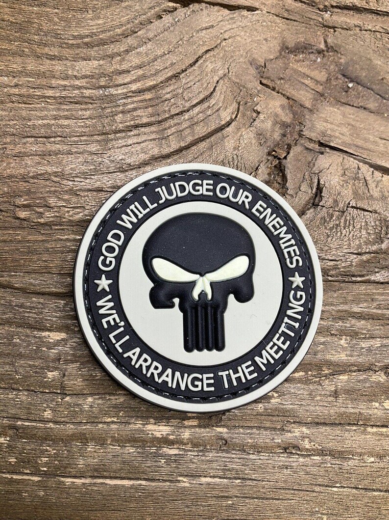Patch PVC Tactical Morale HOOK-3D PVC God Will Judge Our Enemies We ...