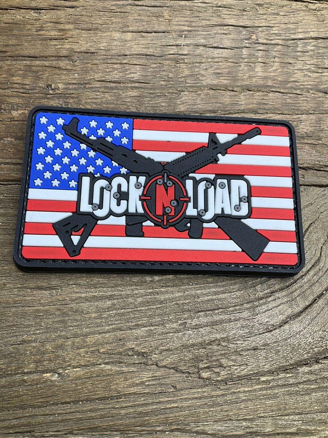 Patch PVC Tactical Morale HOOK-3D Lock & Load Rifle AR Ak - Etsy