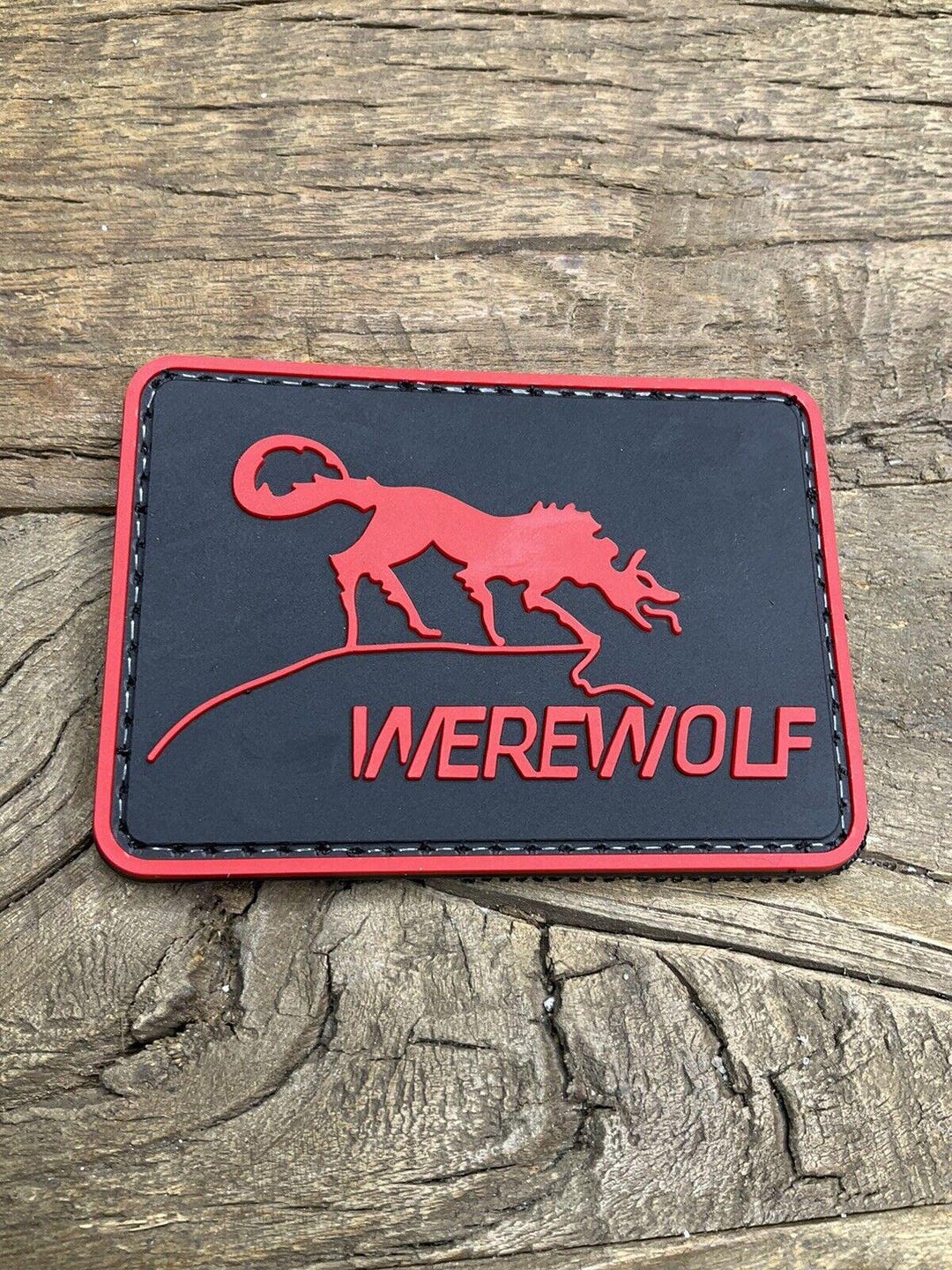 Patch PVC Tactical Morale HOOK-3D PVC Werewolf - Etsy