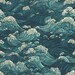 5 Pack of a Sea Waves Patterns - Etsy
