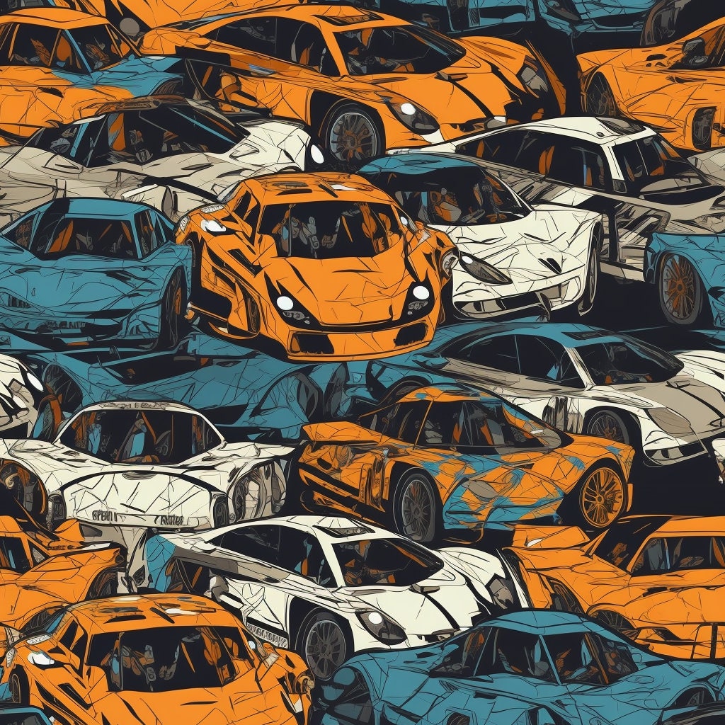 5 Pack of a Car Patterns - Etsy