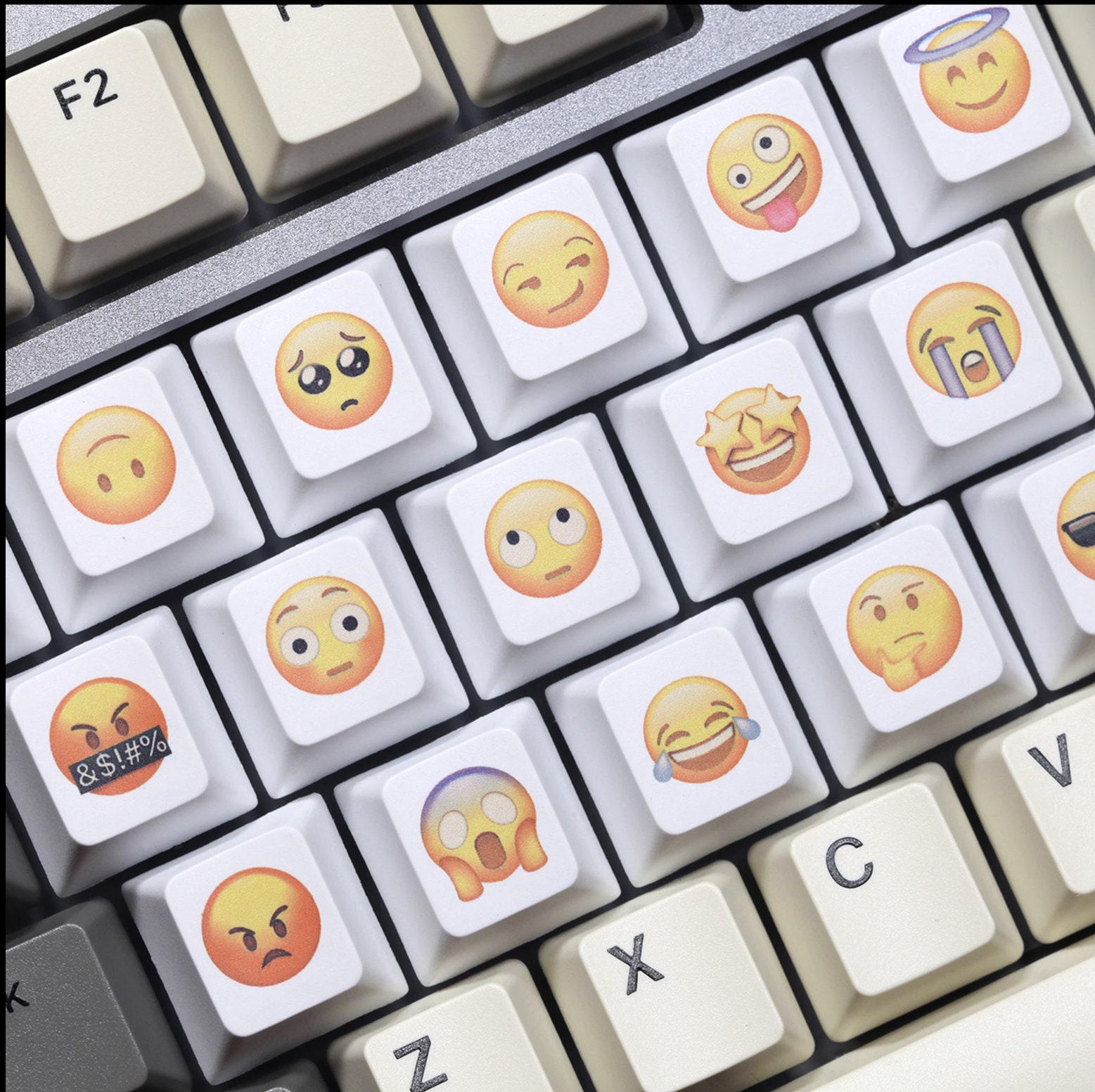 EMOJI Printed Keycaps Funny Keycaps - Etsy