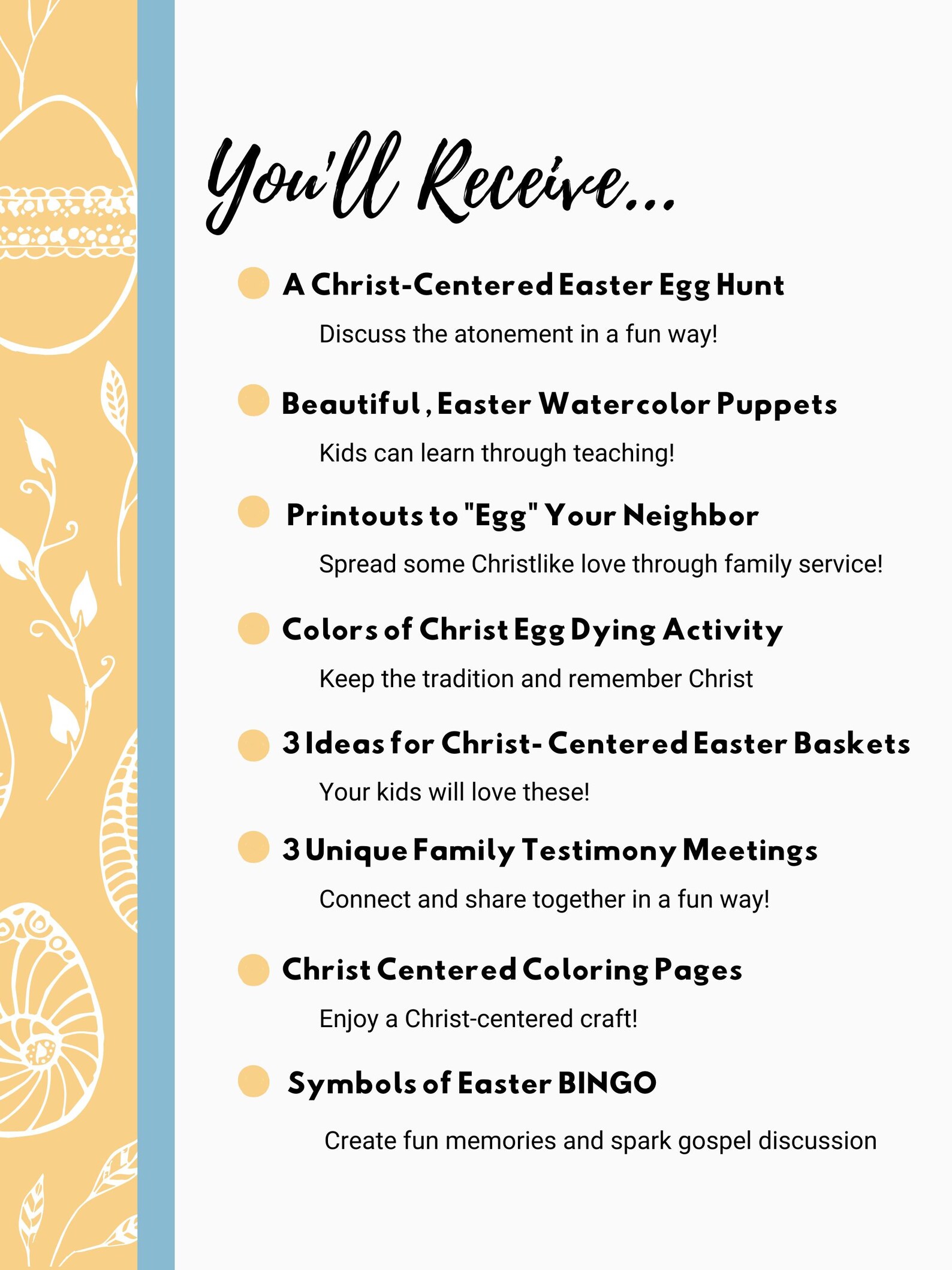 Christ-centered Easter Activity Printables, LDS Family Traditions ...