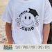 Kinder Grad SVG – Smiley Face Peace Sign, Graduation Cap (digital ...