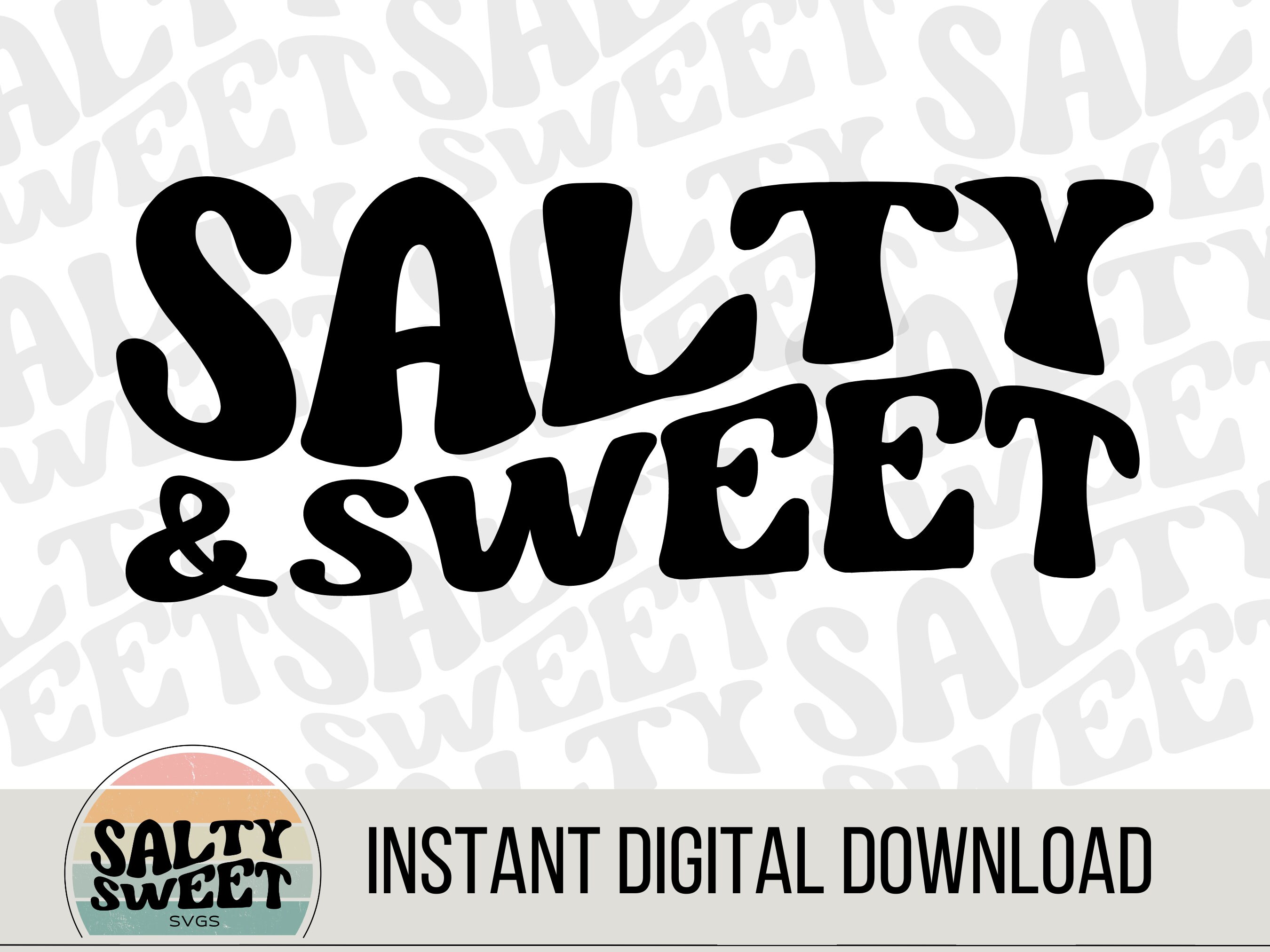 Salty and Sweet Svg Salty Png Summer Svg Beachy Svg - Etsy