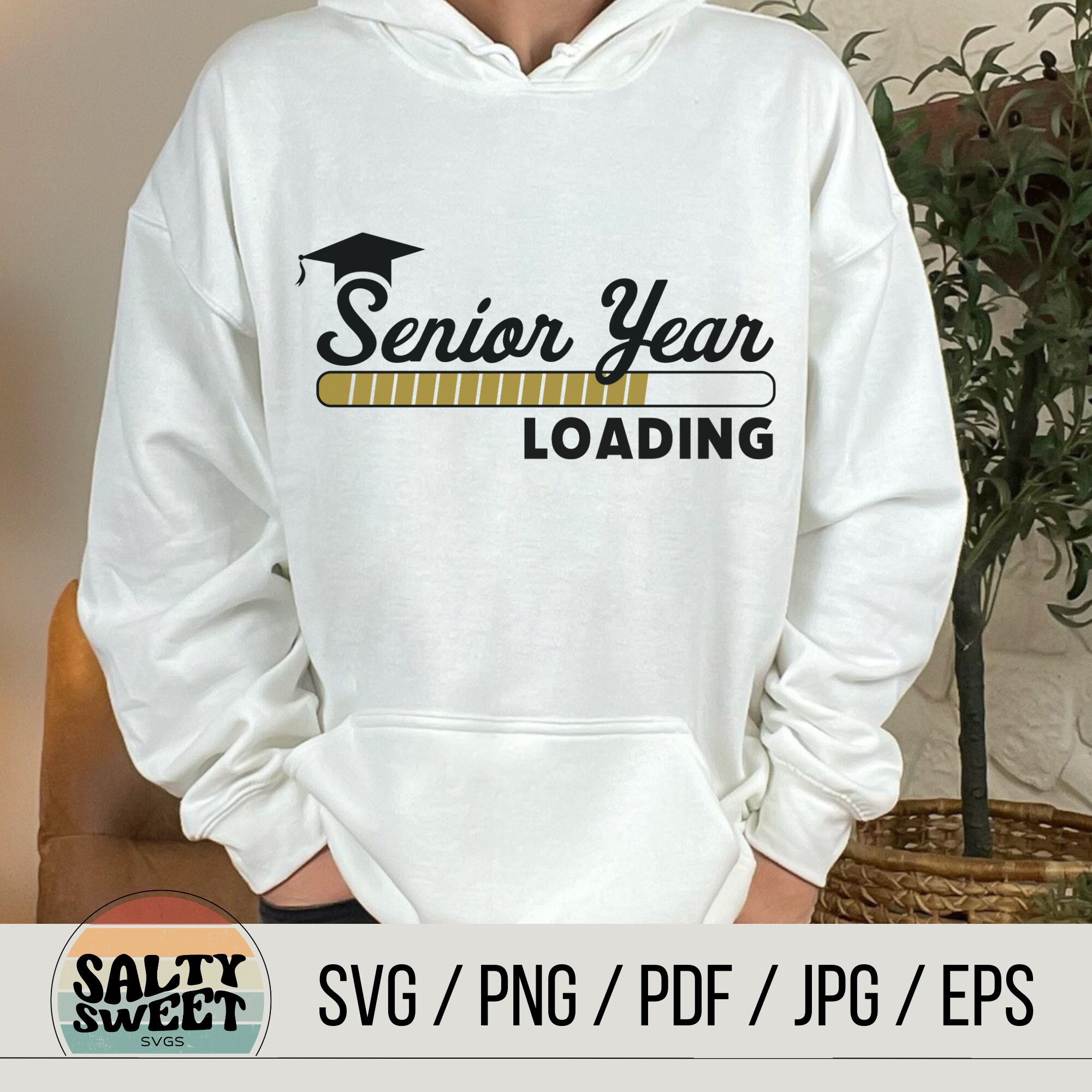 Senior Year Loading SVG Graduation Cap Design Instant - Etsy