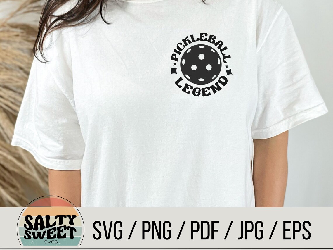 Pickleball Legend SVG Pickleball Player Gift Instant - Etsy