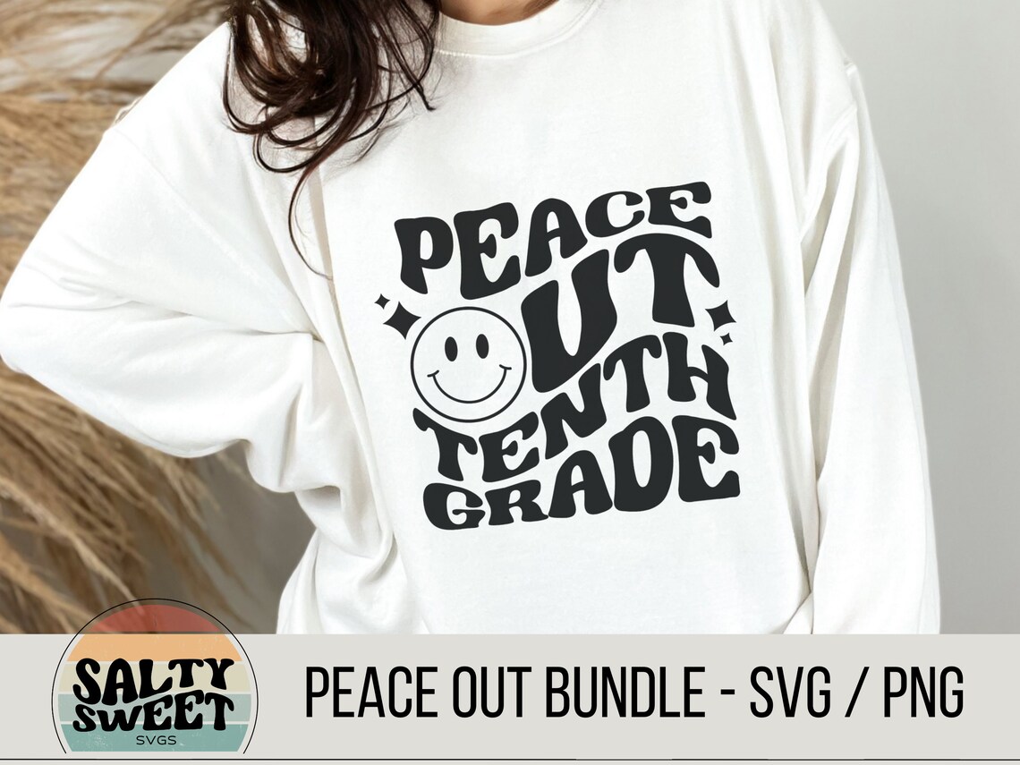 Peace Out Grade Svg Bundle Peace Out Kindergarten Svg Peace - Etsy