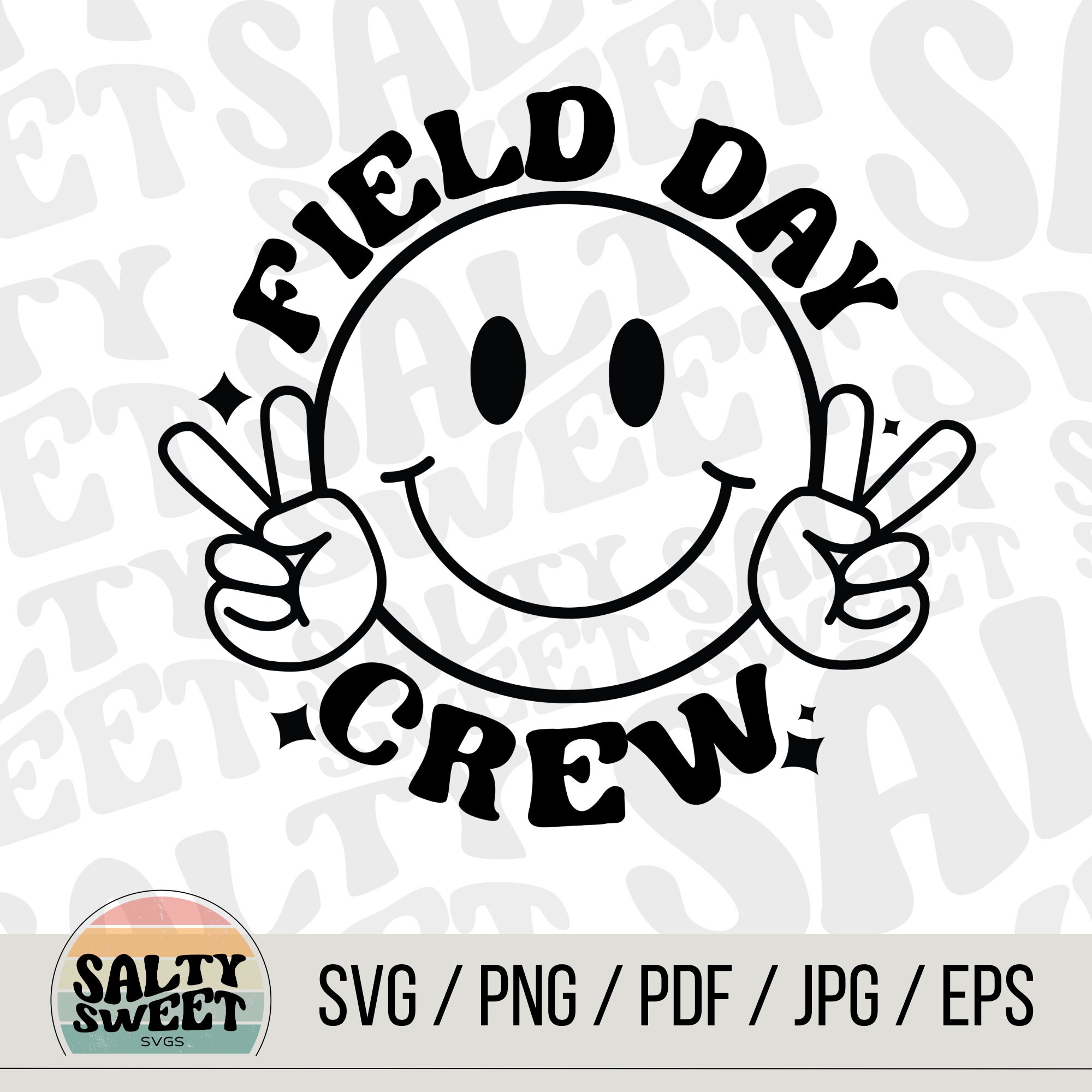 Field Day Crew SVG - Digital Download, Cheerful Team Design ...